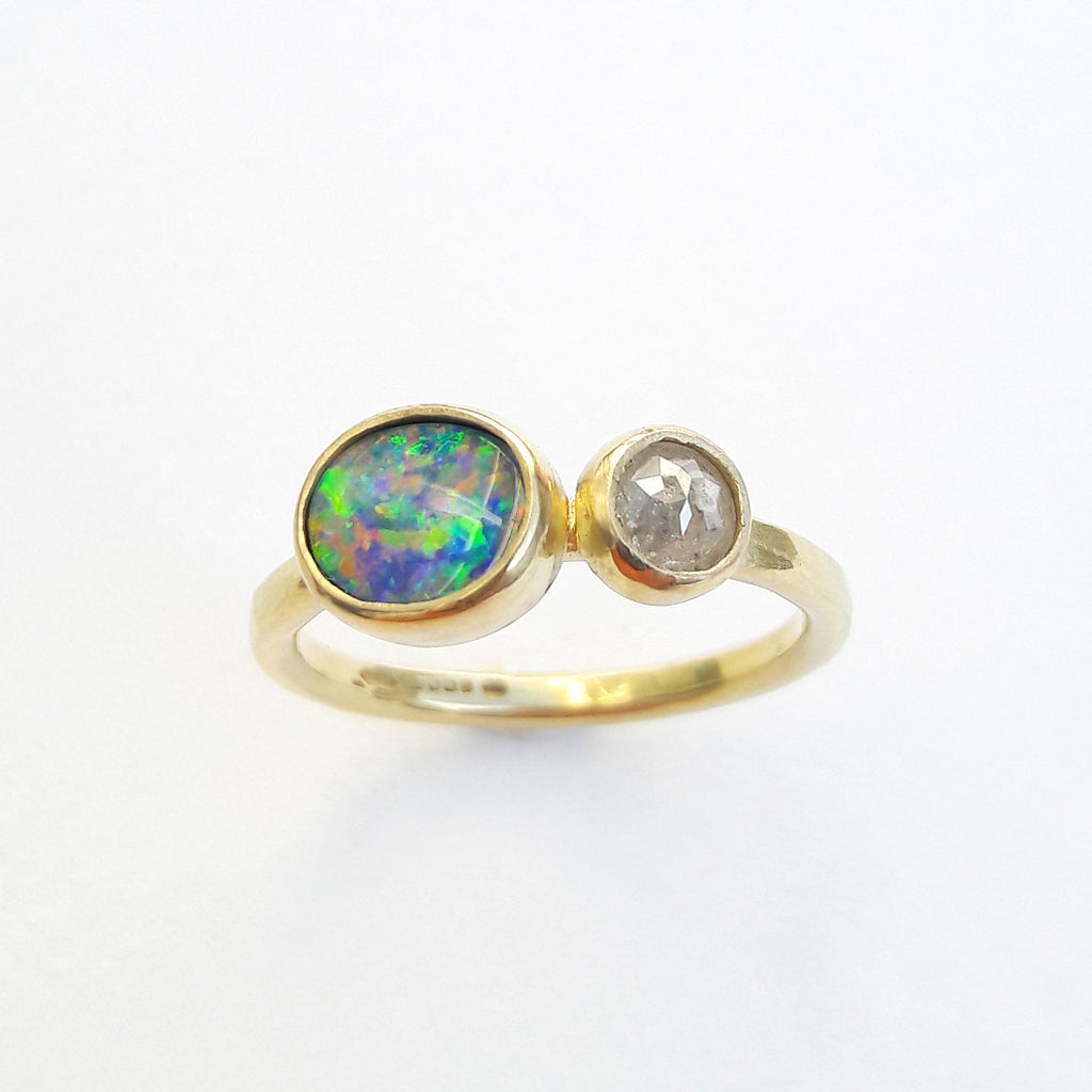 Two stone rings – Naomi James