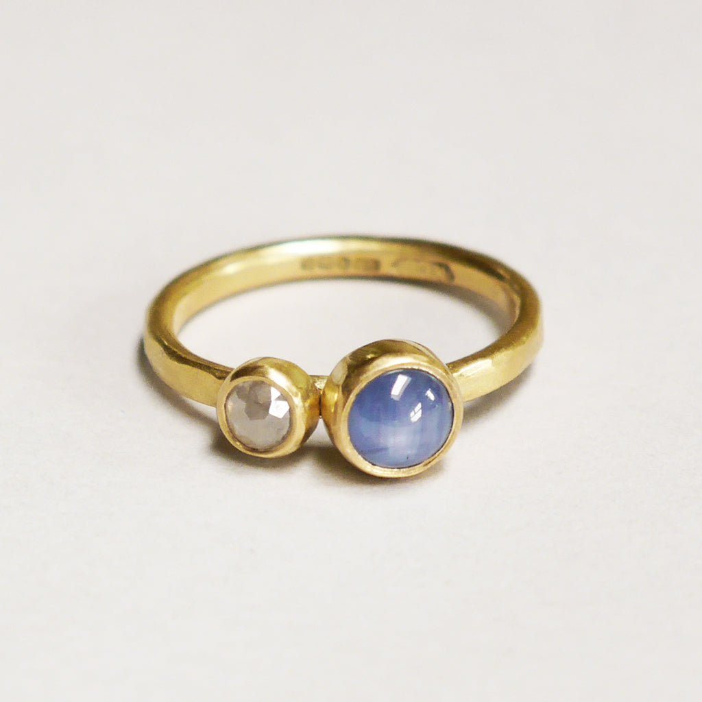 Two stone rings – Naomi James